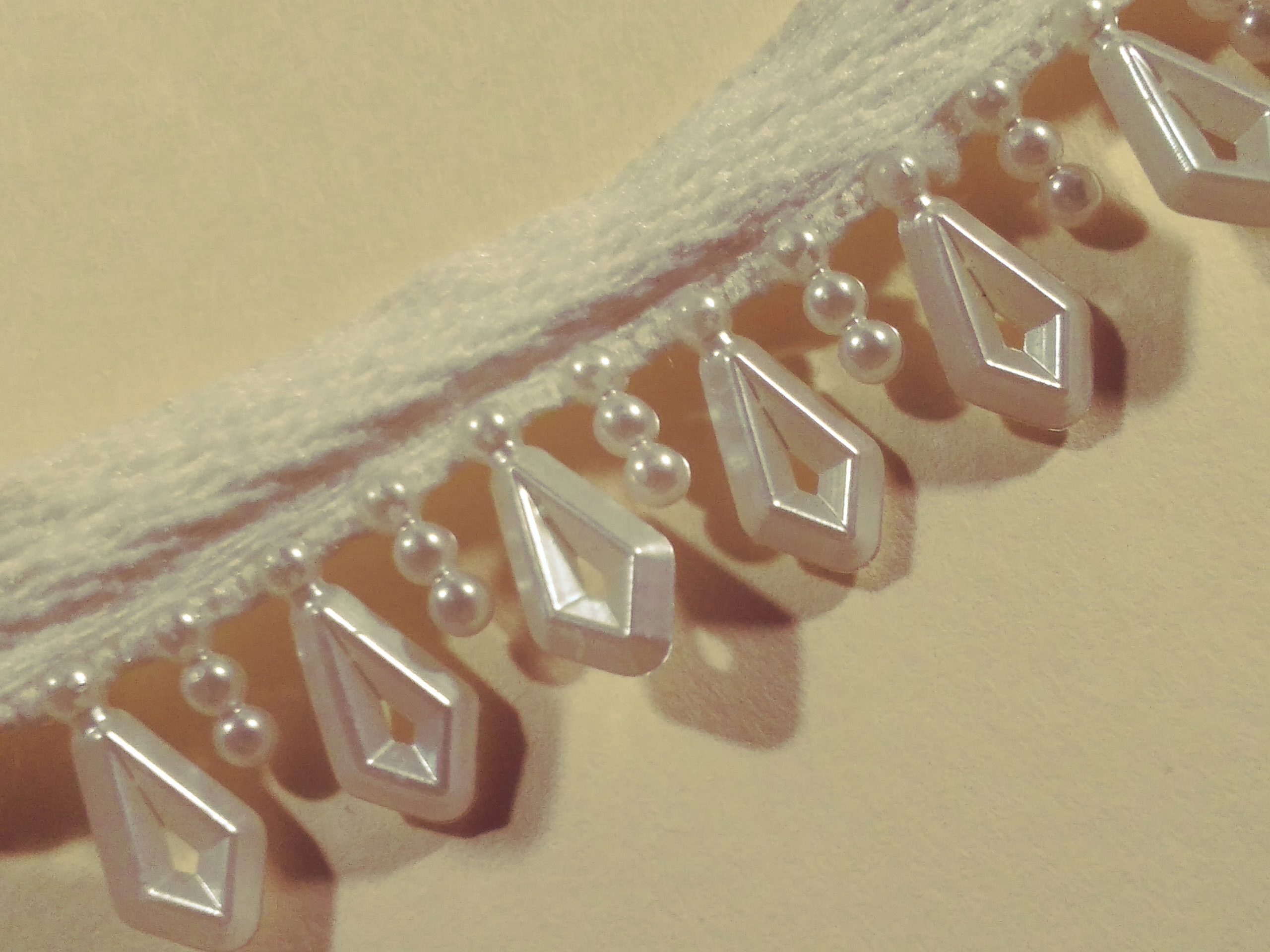 NEW – FRN – 05159 – 1″ White Beaded Fringe – Limited availability ...